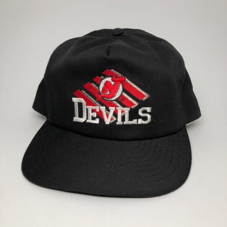 90’s New Jersey Devils CCM NHL Snapback Hat – Rare VNTG
