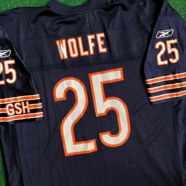 00’s Garrett Wolfe Chicago Bears Reebok NFL Jersey Size XXL – Rare VNTG