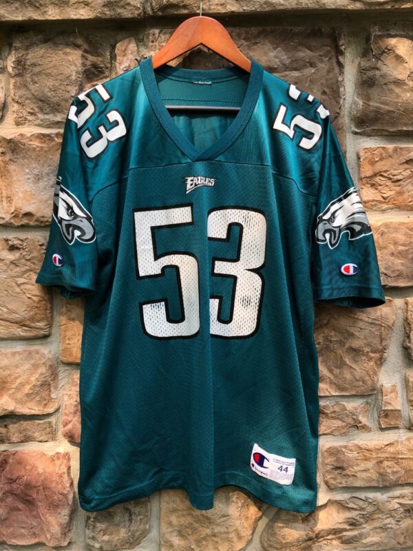 1999 Hugh Douglas Philadelphia Eagles Champion NFL Jersey Size 44 ...