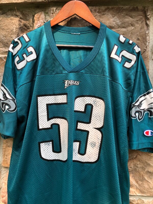 1999 Hugh Douglas Philadelphia Eagles Champion NFL Jersey Size 44 ...