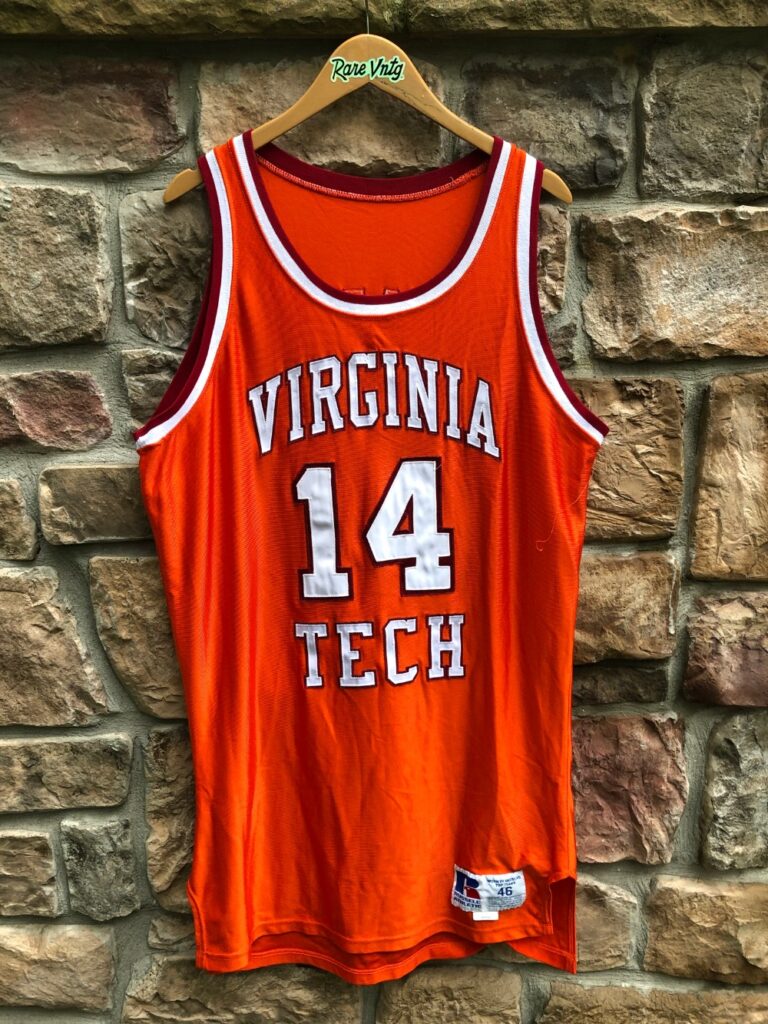1997 Virginia Tech Hokies David Whaley Game Worn Authentic Russell NCAA ...