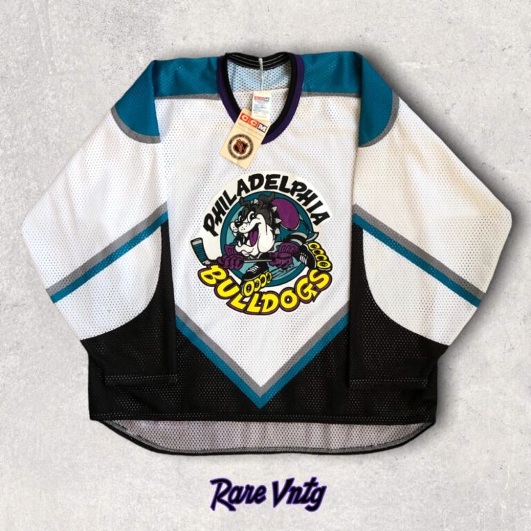 1994 Philadelphia Bulldogs CCM RHI Roller Hockey Jersey Size Large/XL ...