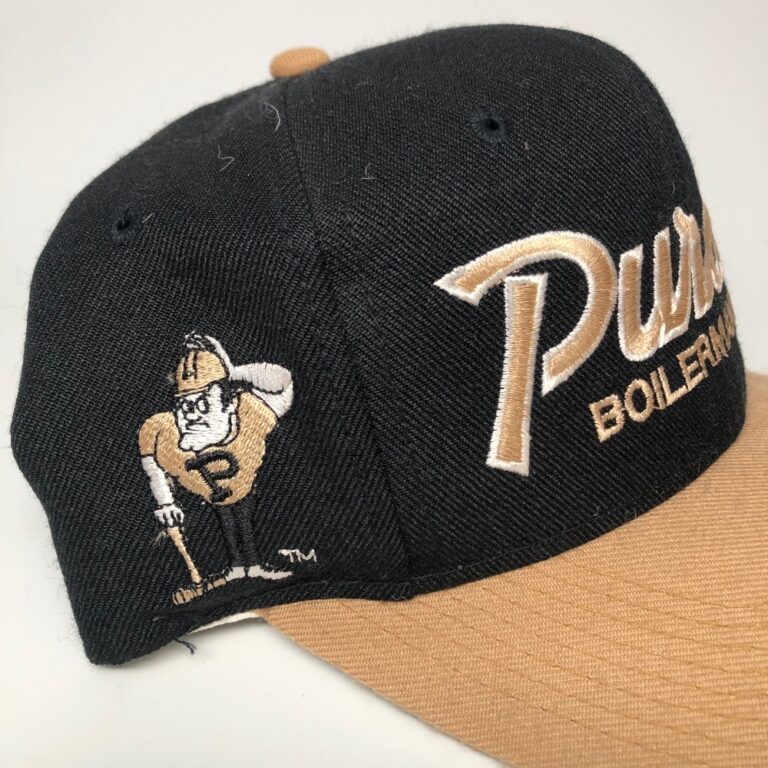 90’s Purdue Boilermakers Sports Specialties Script NCAA Snapback Hat ...