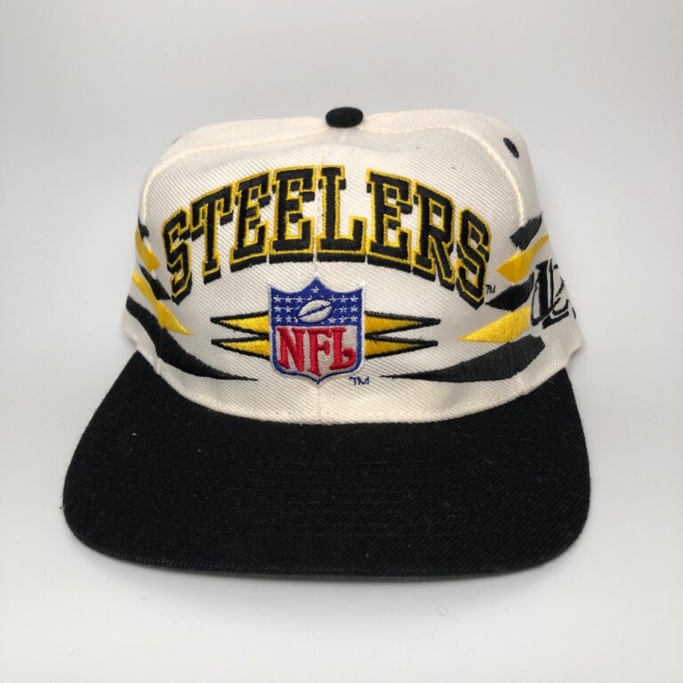 90’s Pittsburgh Steelers Logo Athletic Diamond NFL Snapback Hat – Rare VNTG