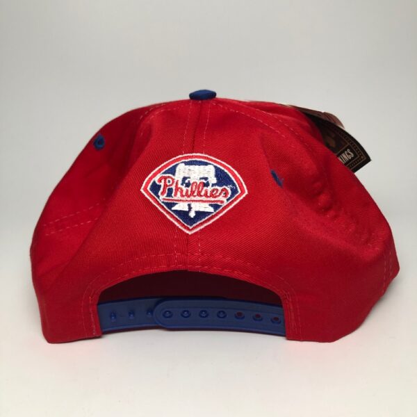 90’s Philadelphia Phillies Logo 7 Big Text MLB Snapback Hat – Rare VNTG