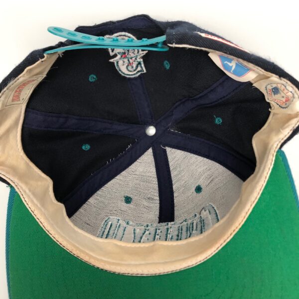 90’s Seattle Mariners Griffey Jr Nutmeg MLB Snapback Hat – Rare VNTG