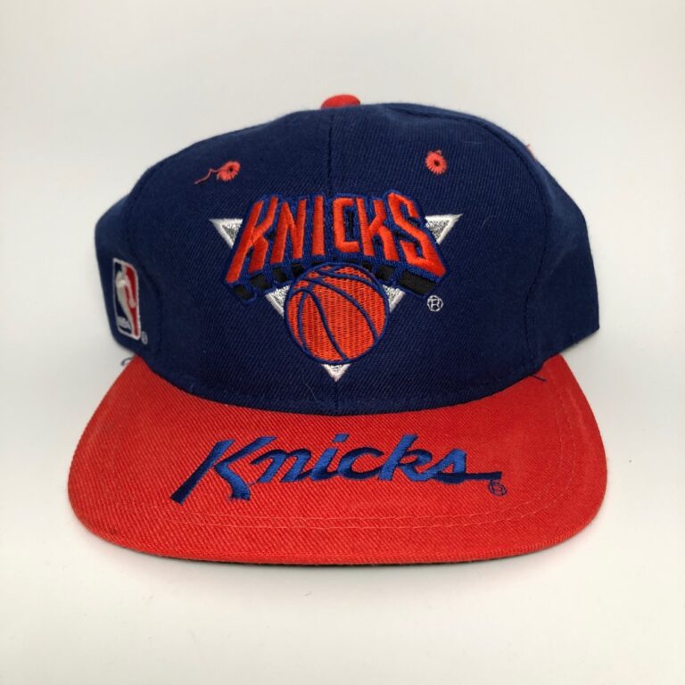90’s New York Knicks Sports Specialties Brim Script NBA Snapback Hat ...