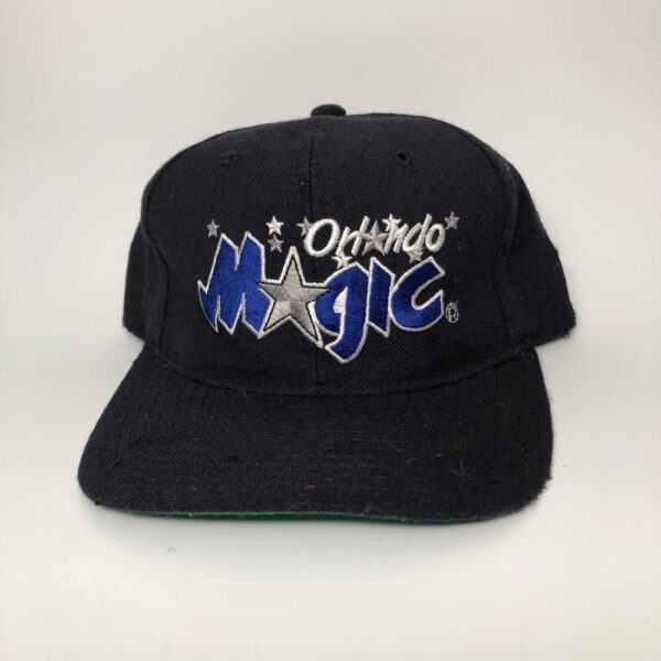 90’s Orlando Magic Starter Plain Logo Wool NBA Snapback Hat – Rare VNTG