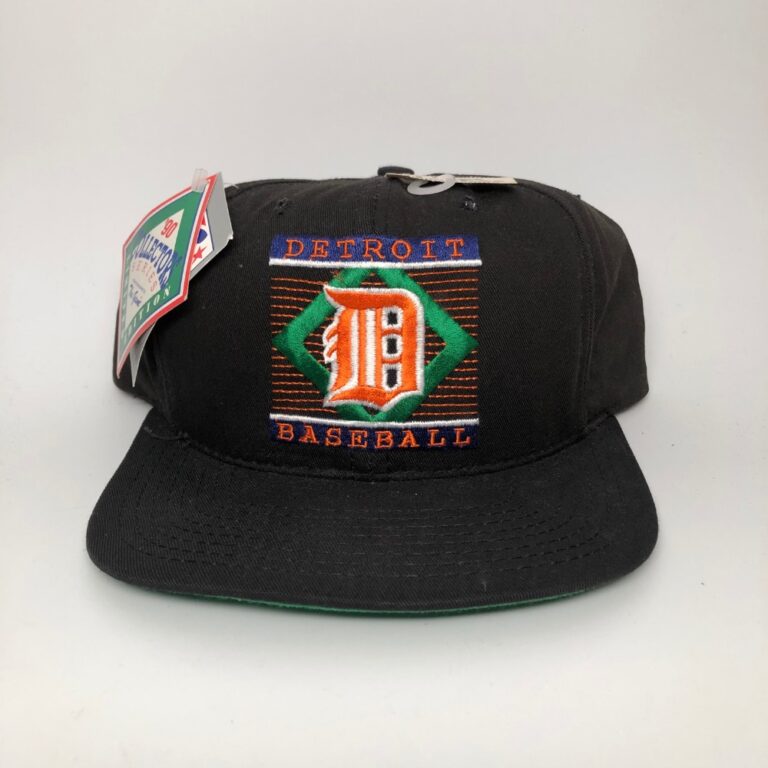 1990 Detroit Tigers The Game MLB Snapback Hat – Rare VNTG