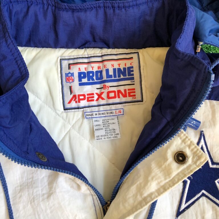 90’s Dallas Cowboys Apex One NFL Heavyweight Jacket Size Large – Rare VNTG