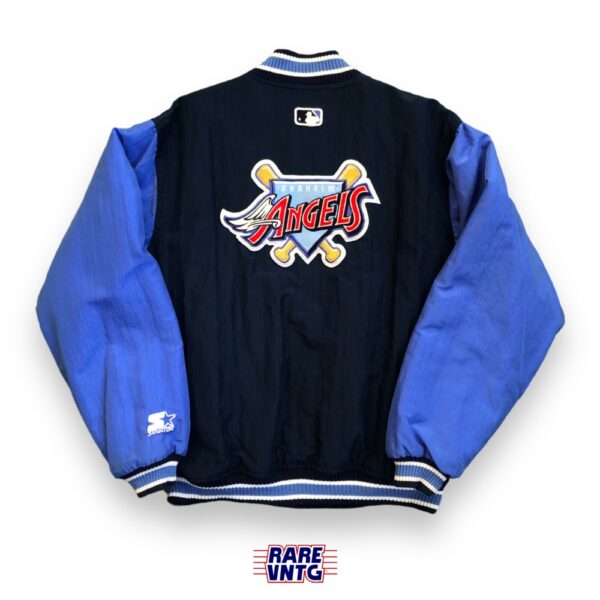 90’s Anaheim Angels Starter MLB Bomber Jacket Size Medium – Rare VNTG