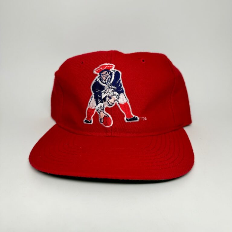 80’s New England Patriots New Era Plain Logo NFL Snapback Hat – Rare VNTG